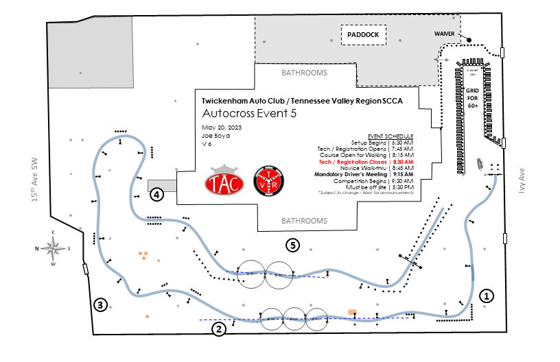 Forums / Autocross / REGISTRATION OPEN: 2023 TAC/TVR Autocross Event 5 ...