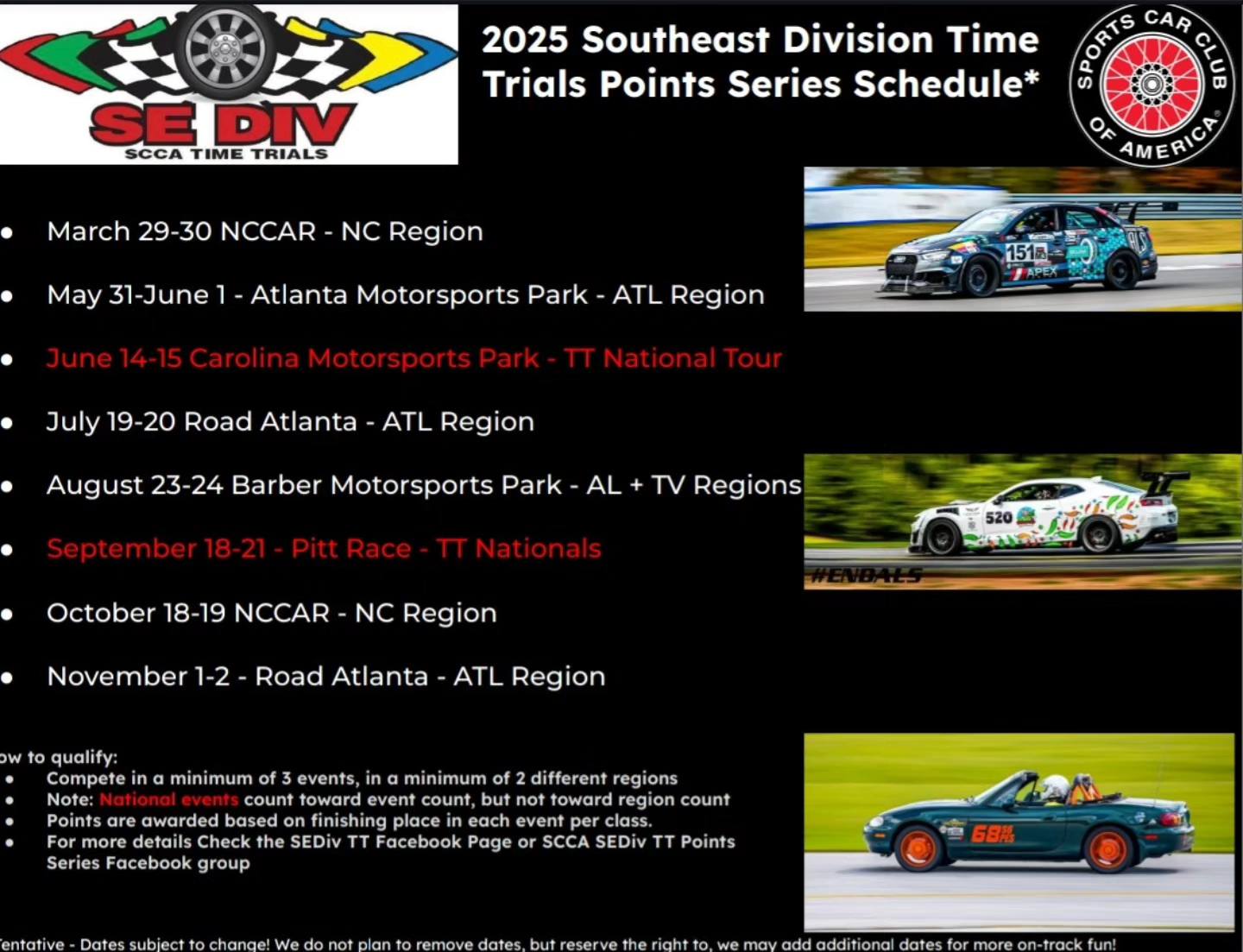 Forums / Road Racing / SEDiv Time Trial Series 2025 - TAC and TVR